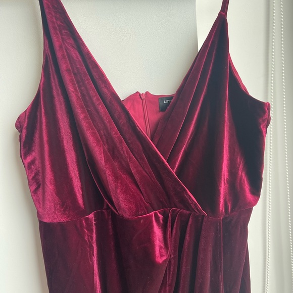 ASOS Curve | Dresses | Velvet Plus Size Asos Dress With Leg Slit | Poshmark